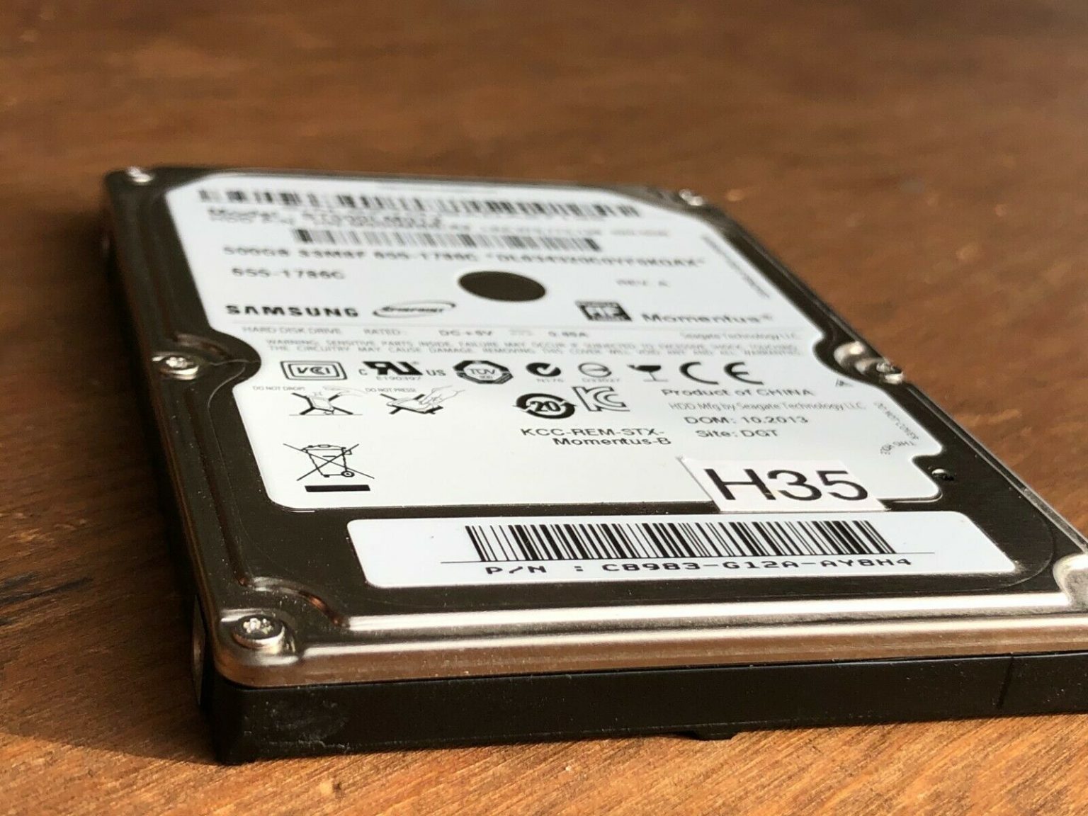 APPLE ST500LM012, HN-M500MBB/A2, 655-1786C, Samsung 500GB SATA 2.5 Hard ...